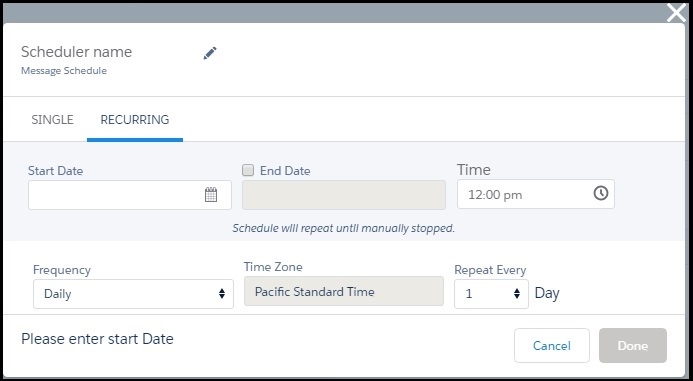 Schedule Bulk Campaigns - SMS-Magic Salesforce Documentation Schedule Bulk Campaigns - SMS-Magic Salesforce Documentation