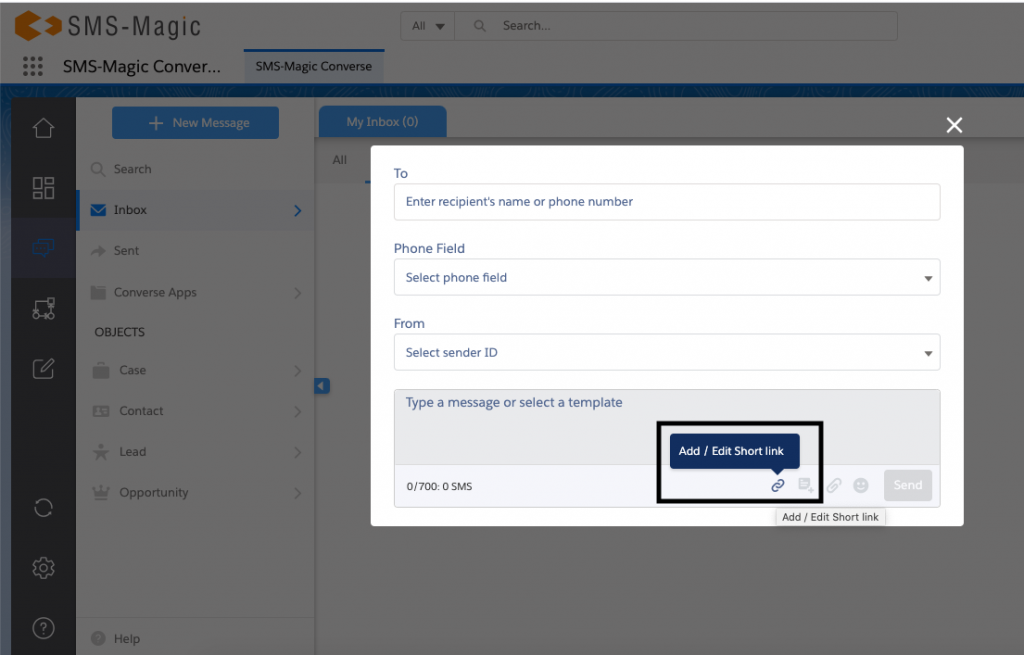 URL Shortening SMS Magic Salesforce Documentation