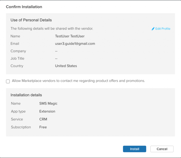 Installing SMS-Magic on Zoho CRM - SMS-Magic Zoho Documentation Installing SMS-Magic on Zoho CRM - SMS-Magic Zoho Documentation