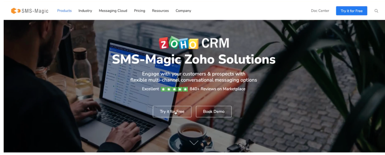 Signup to Use SMS-Magic with Zoho - SMS-Magic Zoho Documentation Signup to Use SMS-Magic with Zoho - SMS-Magic Zoho Documentation
