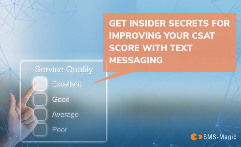Improve Your CSAT Score With Text Messaging
